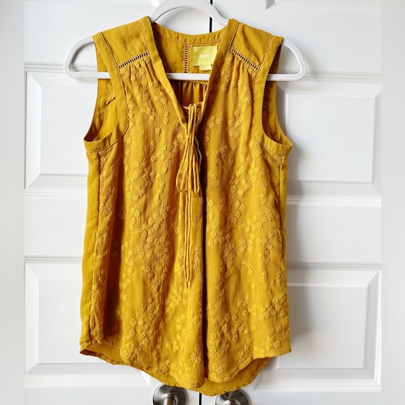 Maeve | Tops | Maeve Mustard Top | Poshmark